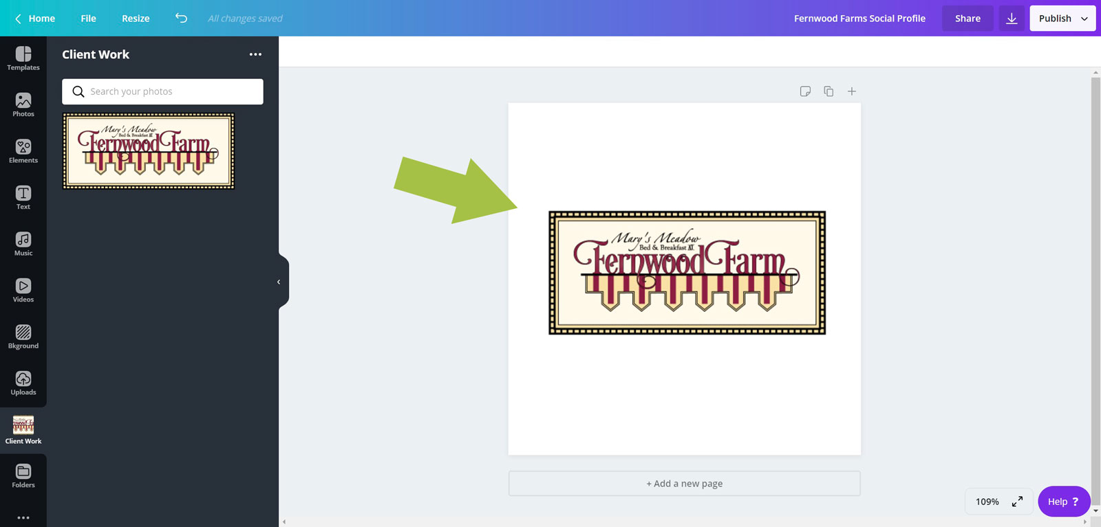 How to Make Your Logo Fit Correctly in Your Profile Image | Becky's ...