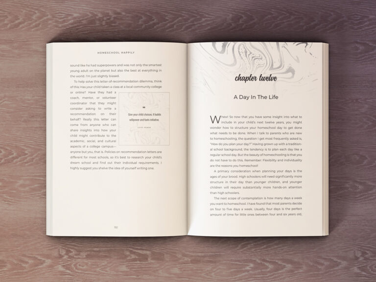 Homeschooling Book Design | Becky's Graphic Design®